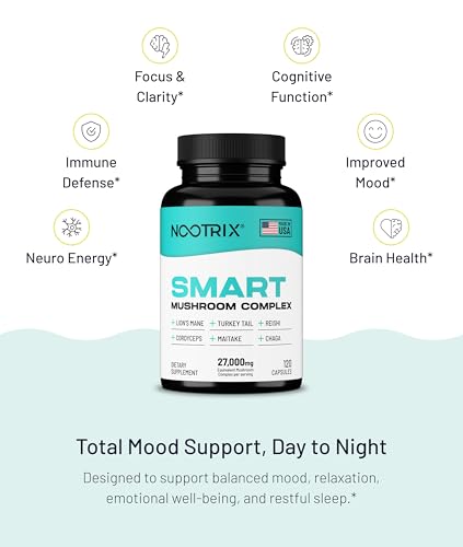 Mushrooms to support brain function