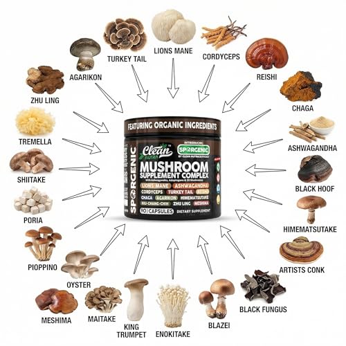 mushrooms with ashwagandha benefits
