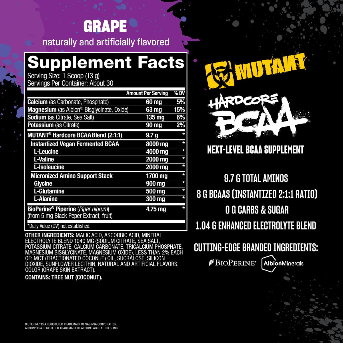 MUTANT BCAA for endurance athletes