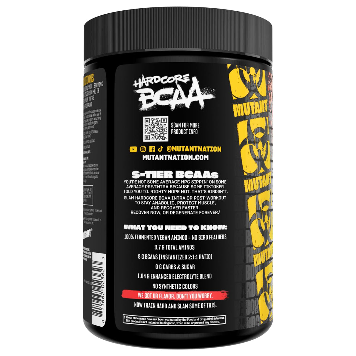 MUTANT BCAA for intense workouts