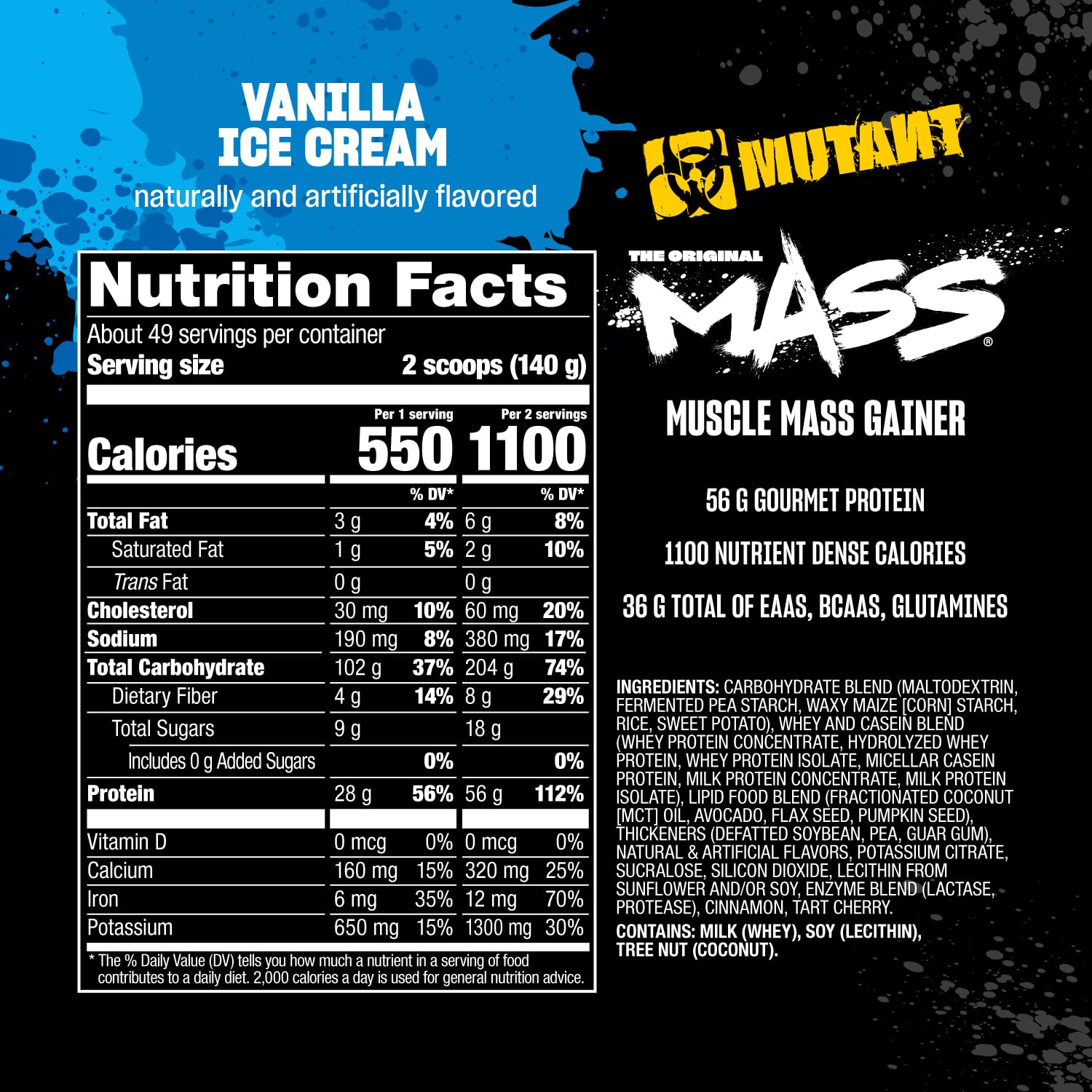 Mutant Mass for post-workout recovery