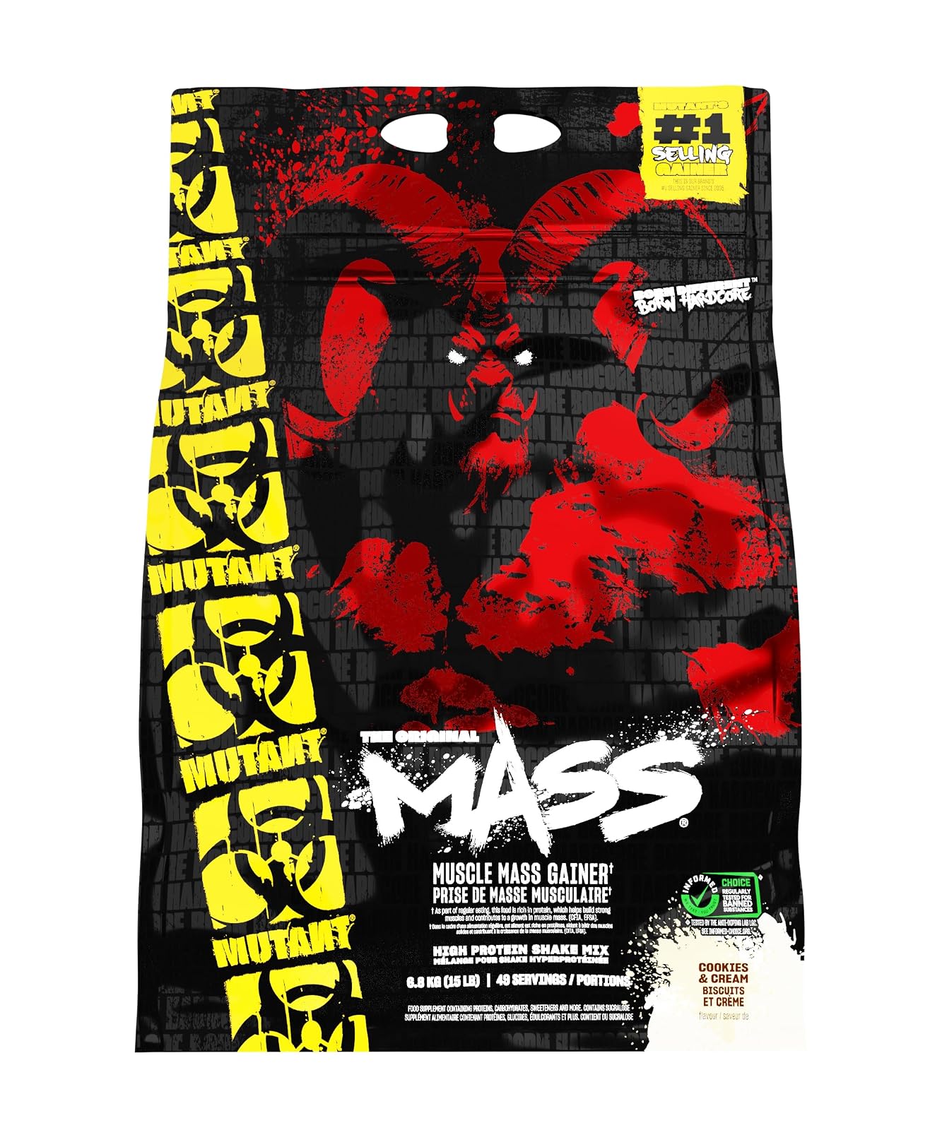 Mutant Mass weight gainers cookies and cream