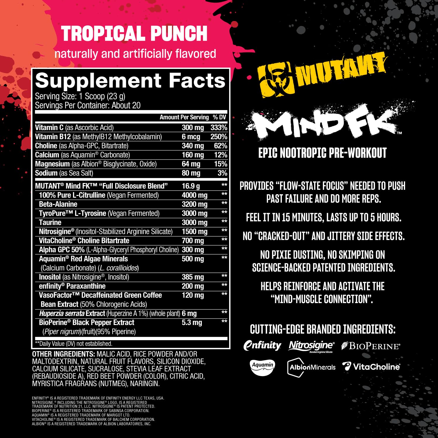 MUTANT MindFK tropical punch flavour