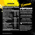 MUTANT pre-workout for muscle pump
