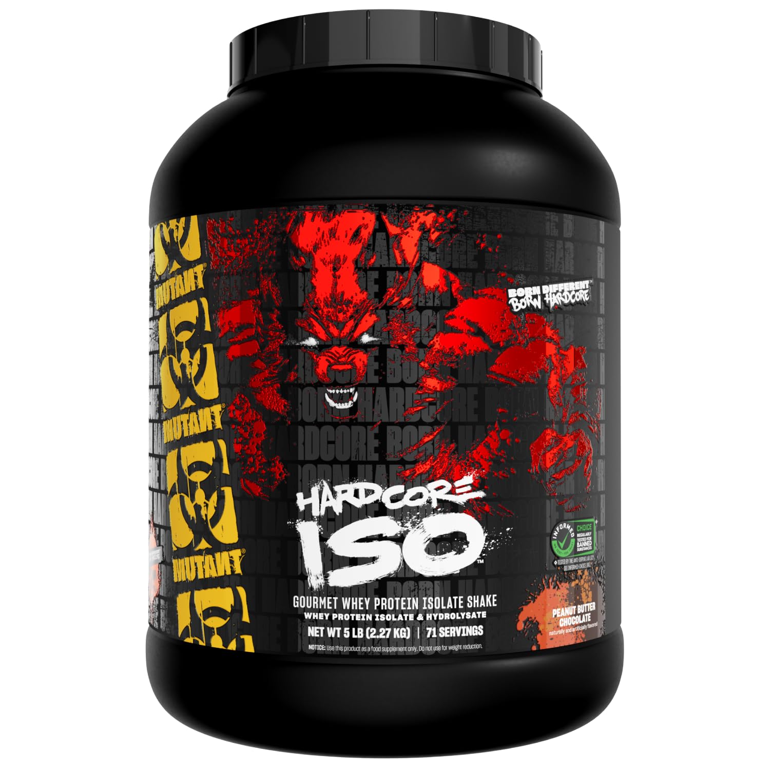 Mutant whey protein isolate chocolate flavour