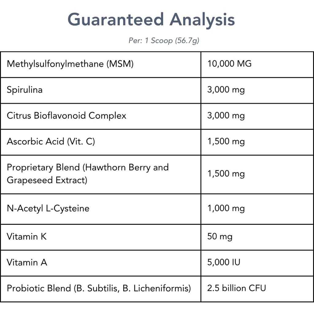 MVP Air horse health supplements