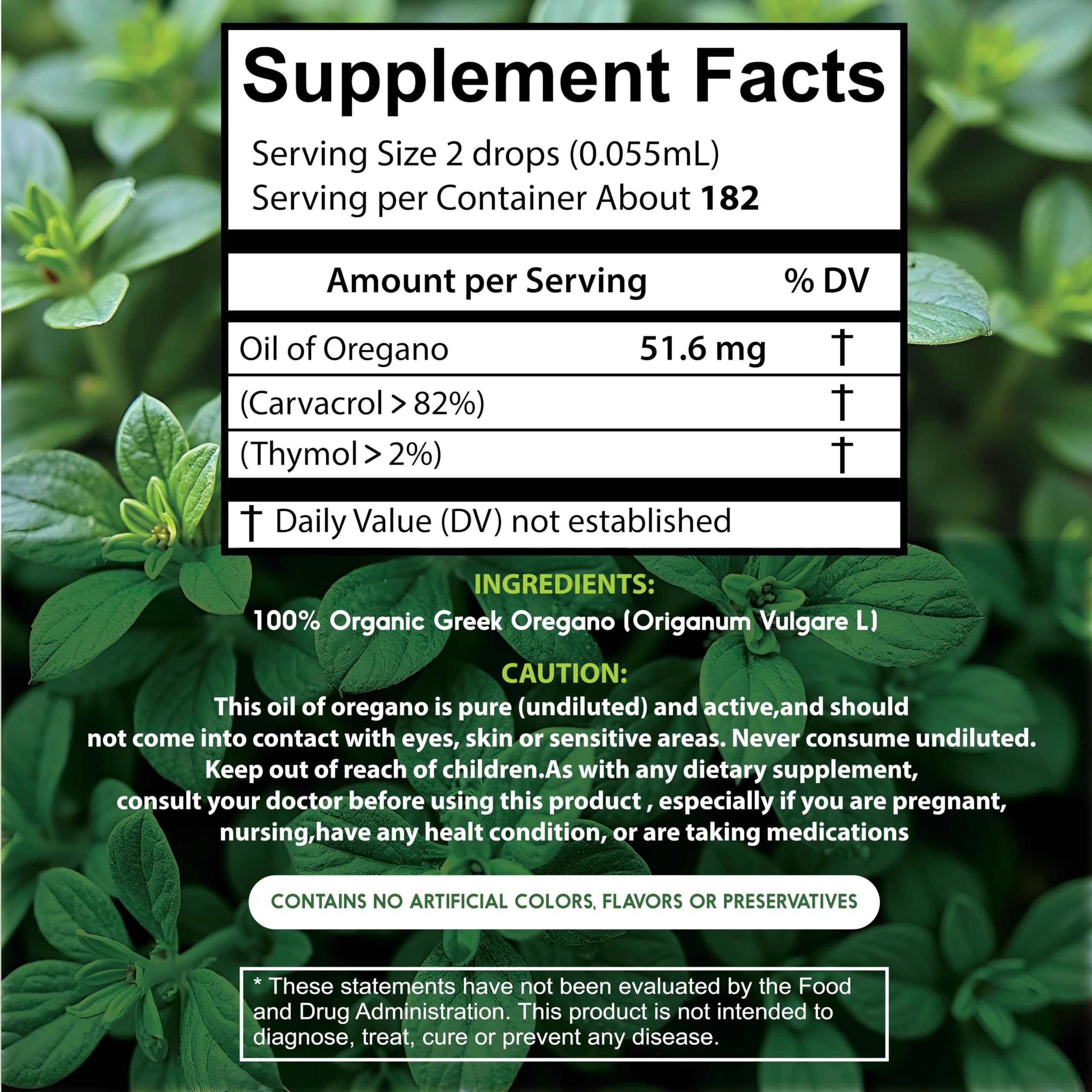MY LAND oregano for wellness