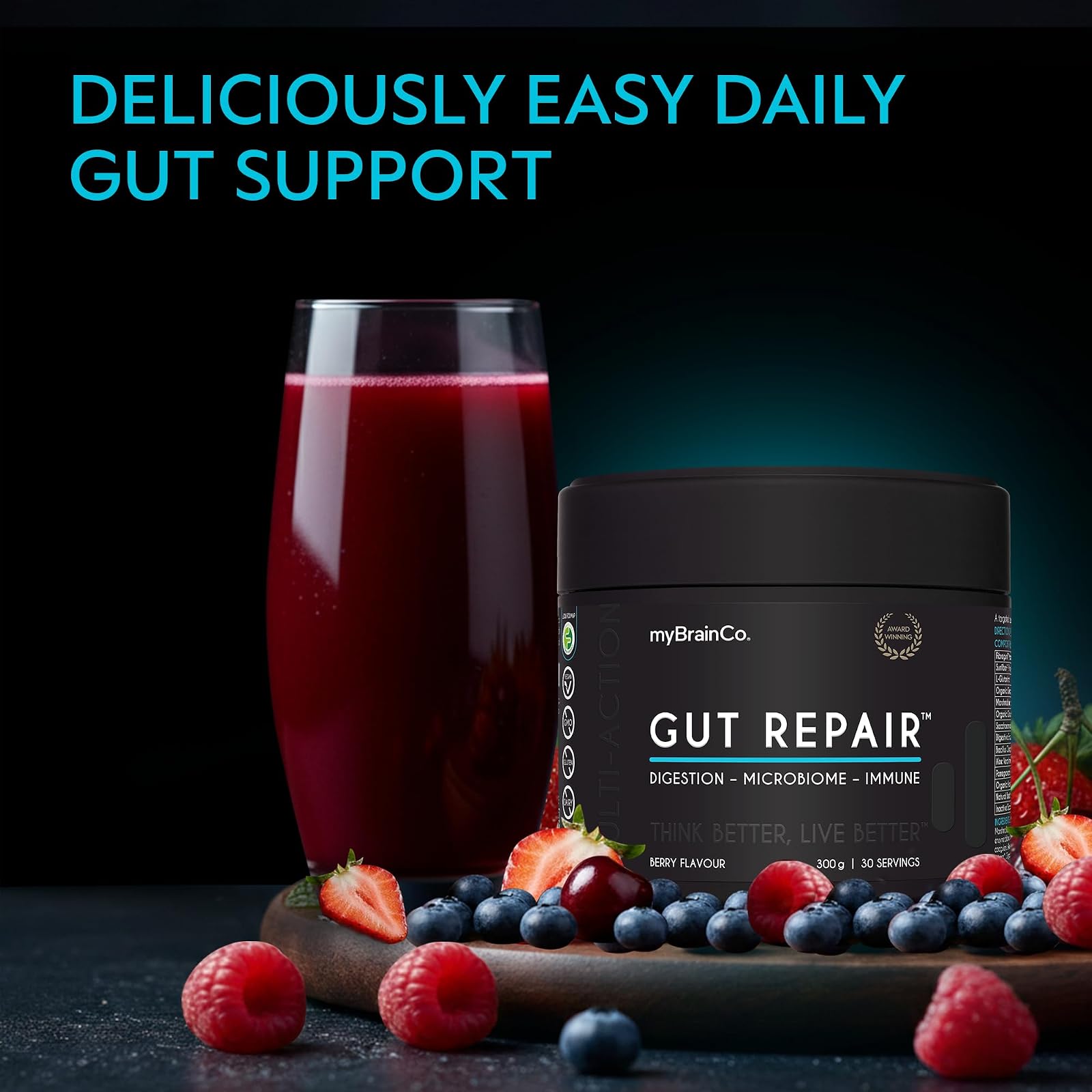 myBrainCo. powder for improved gut function