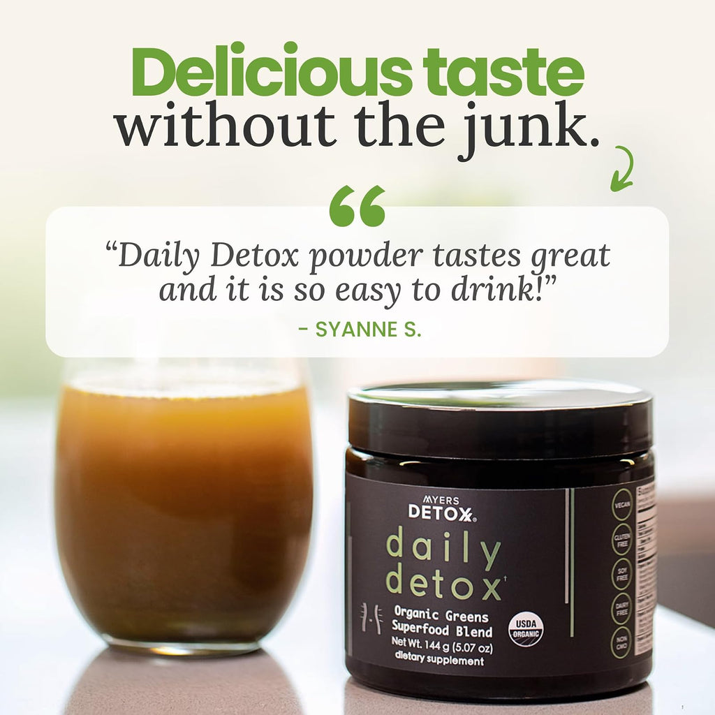 Myers Detox greens powder for wellness