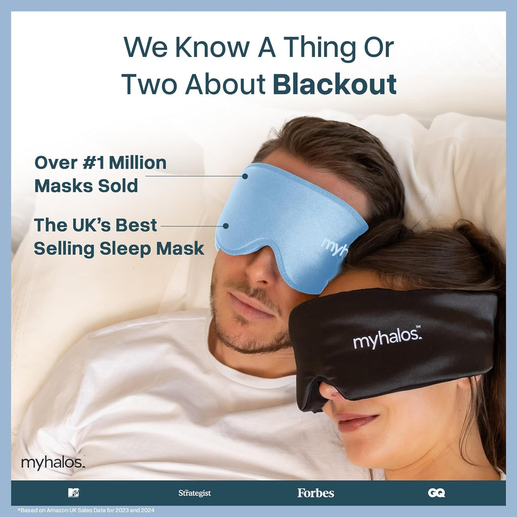 MyHalos eye mask enhances melatonin effects