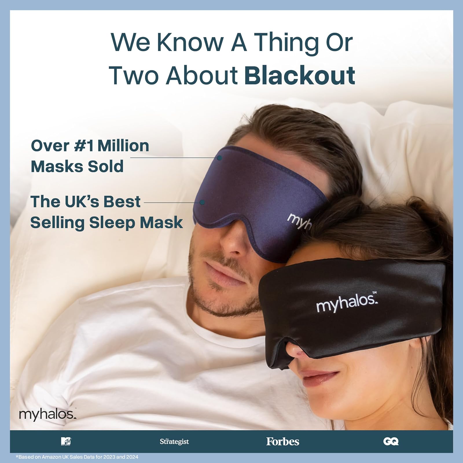 MyHalos sleep mask enhances melatonin effects