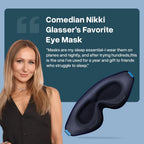 MyHalos sleep mask promotes restful sleep