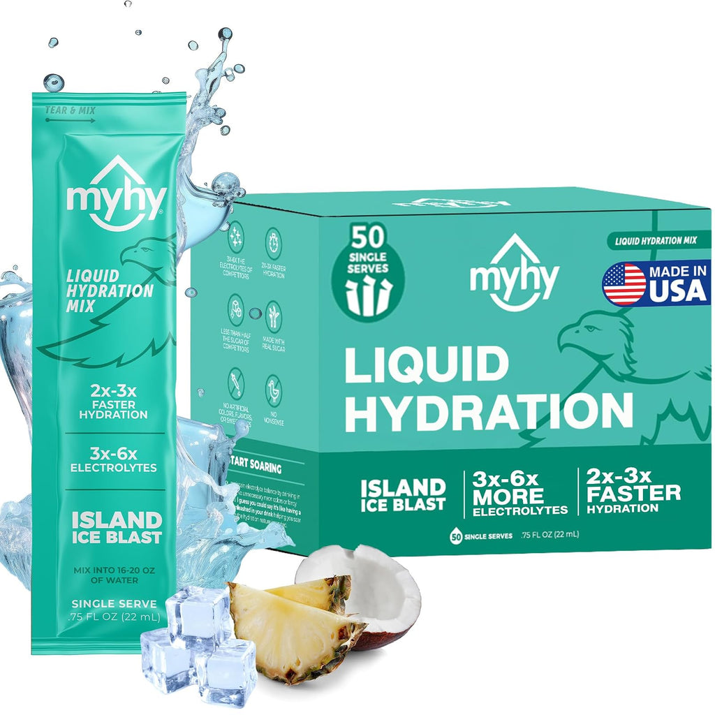 MyHy electrolyte hydration packets for sports