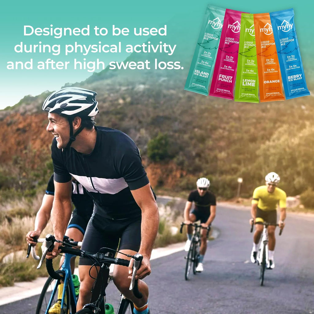 MyHy electrolyte packets for hot weather