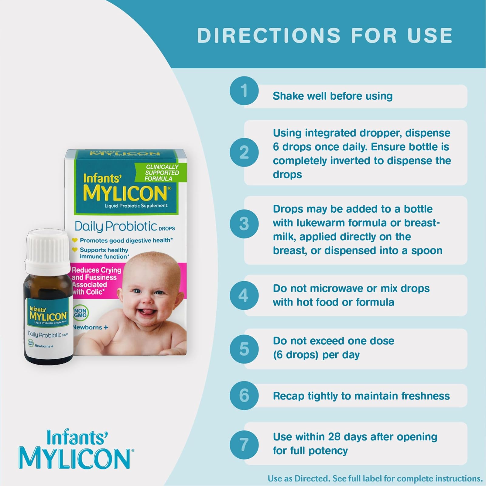 Mylicon probiotic drops for men
