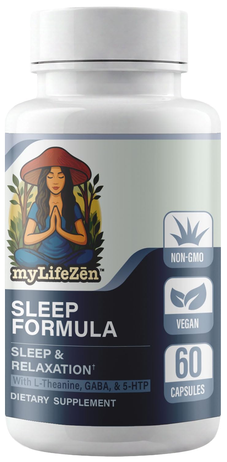 MyLifeZen melatonin sleep aid capsules