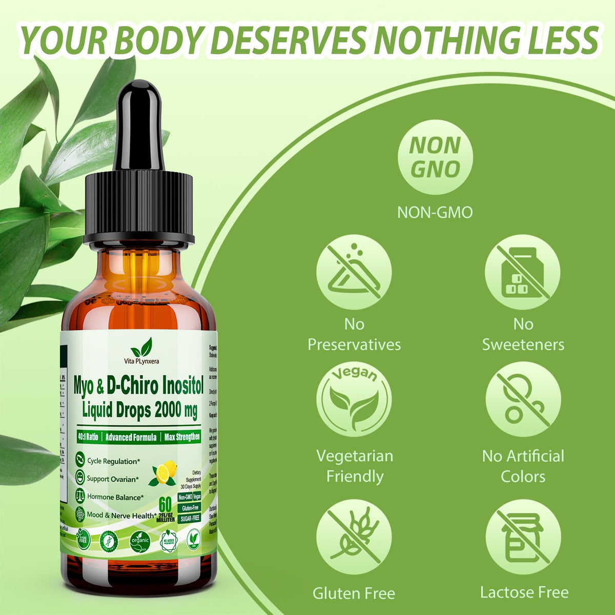 Myo & D-Chiro Inositol for hormonal support