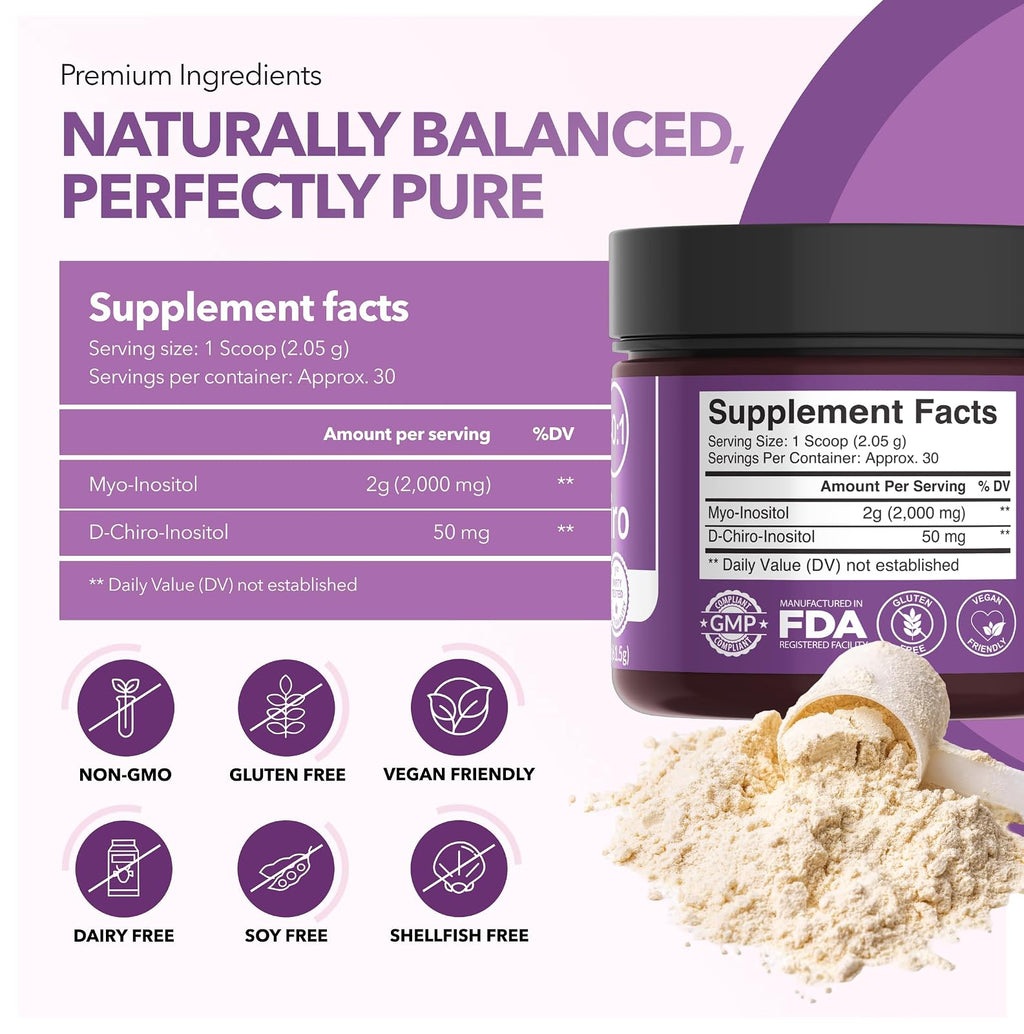 Myo & D-Chiro Inositol for PCOS