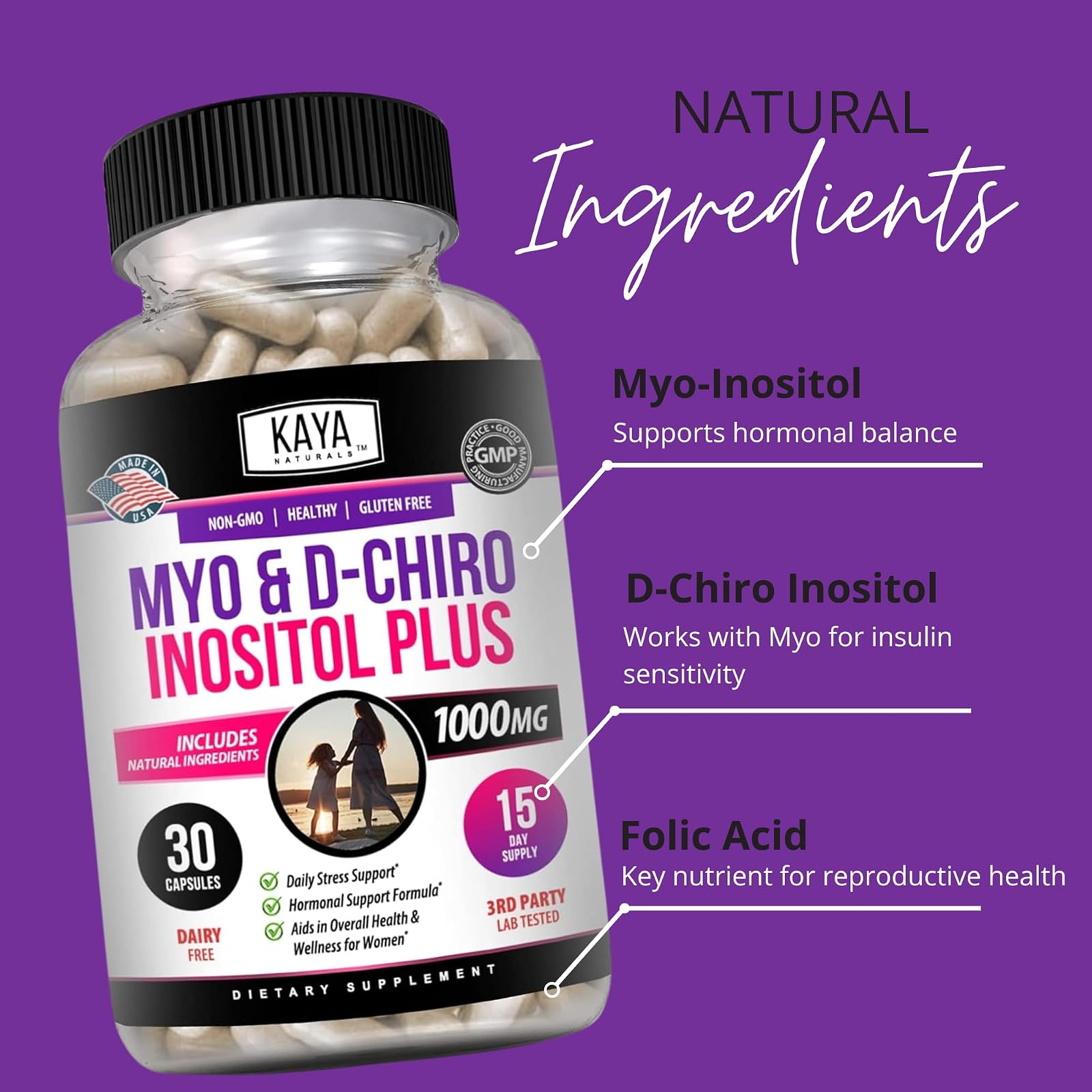 Myo & D-Chiro Inositol support for fertility