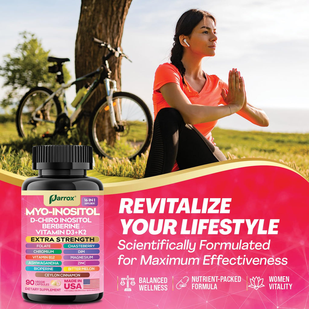 Myo-Inositol capsules for energy boost