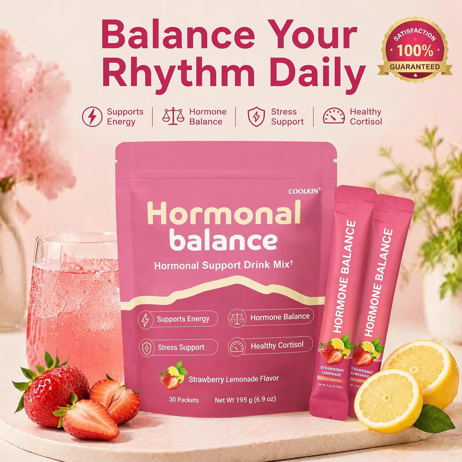 Myo-Inositol drink mix for hormone support