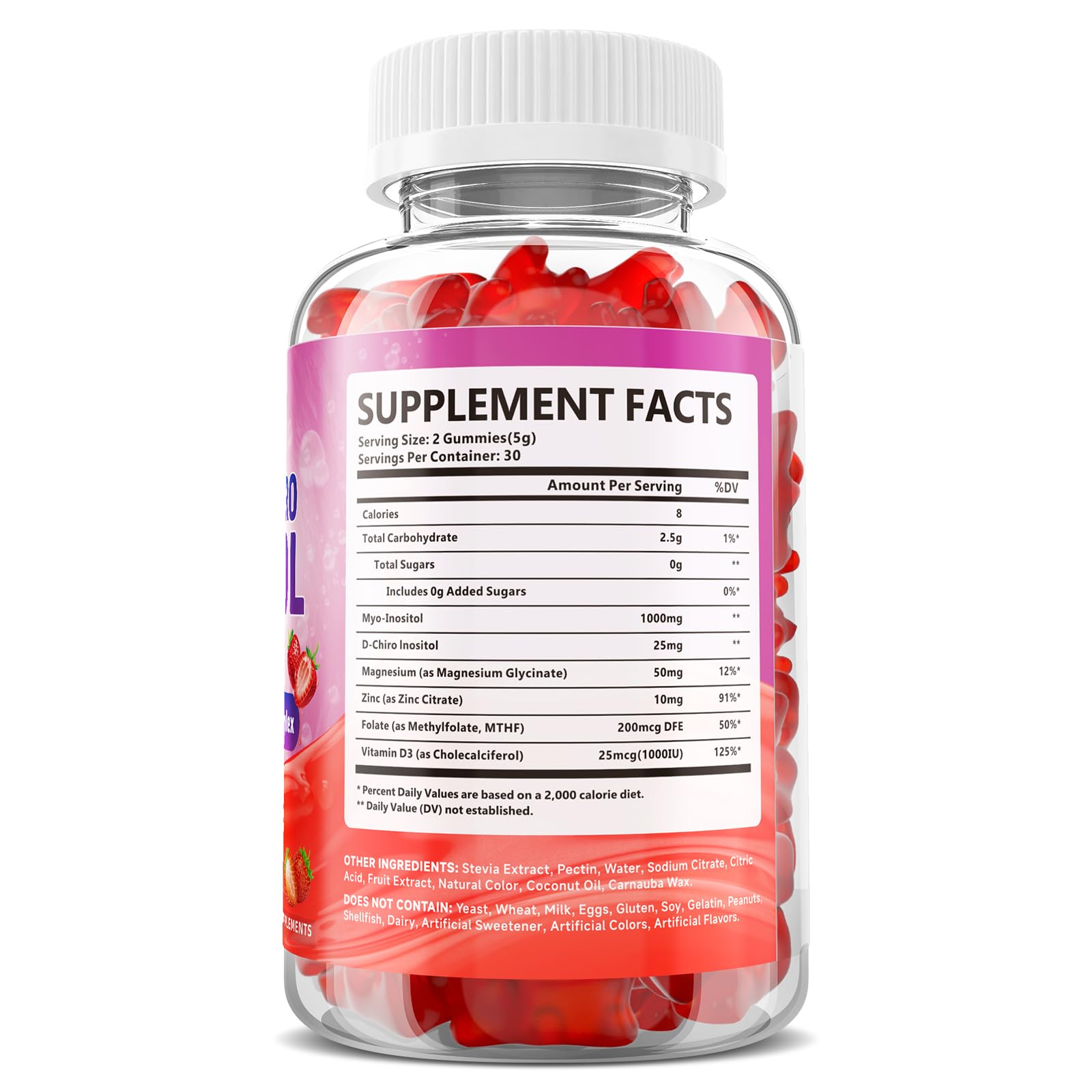 Myo-Inositol gummies enhance mood and focus