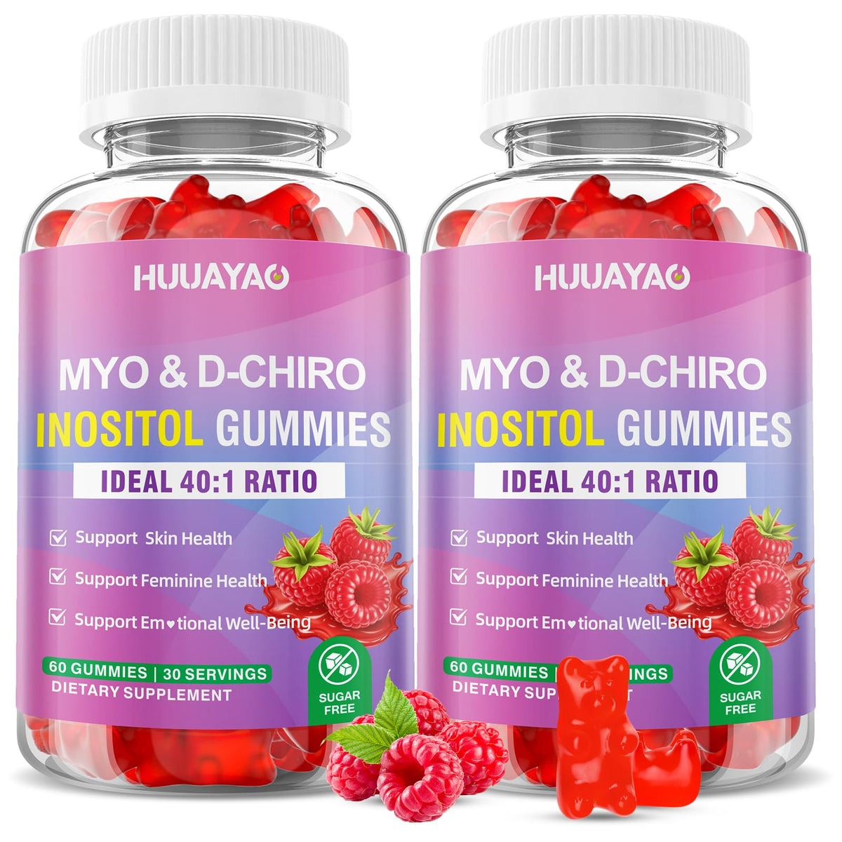 Myo-Inositol gummies for hormonal balance