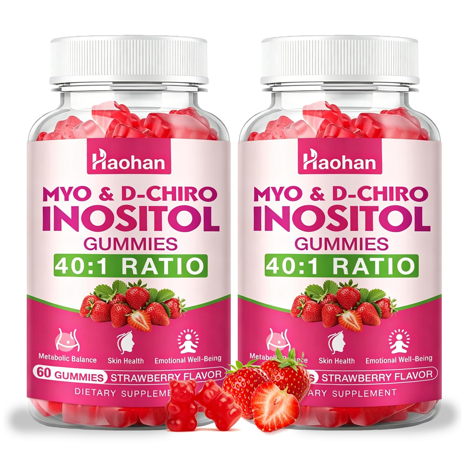 Myo-Inositol gummies for hormonal balance