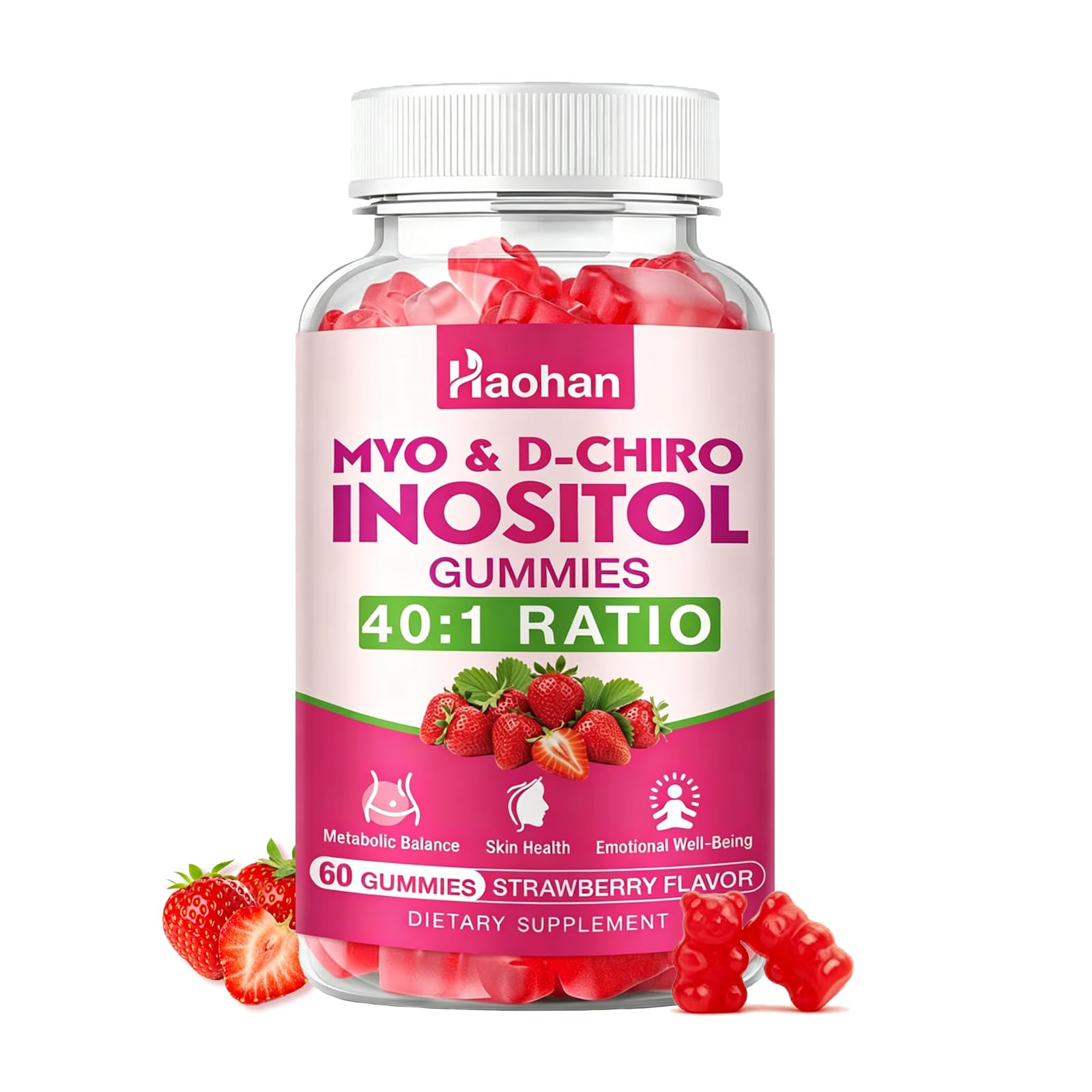 Myo-Inositol gummies for hormonal balance