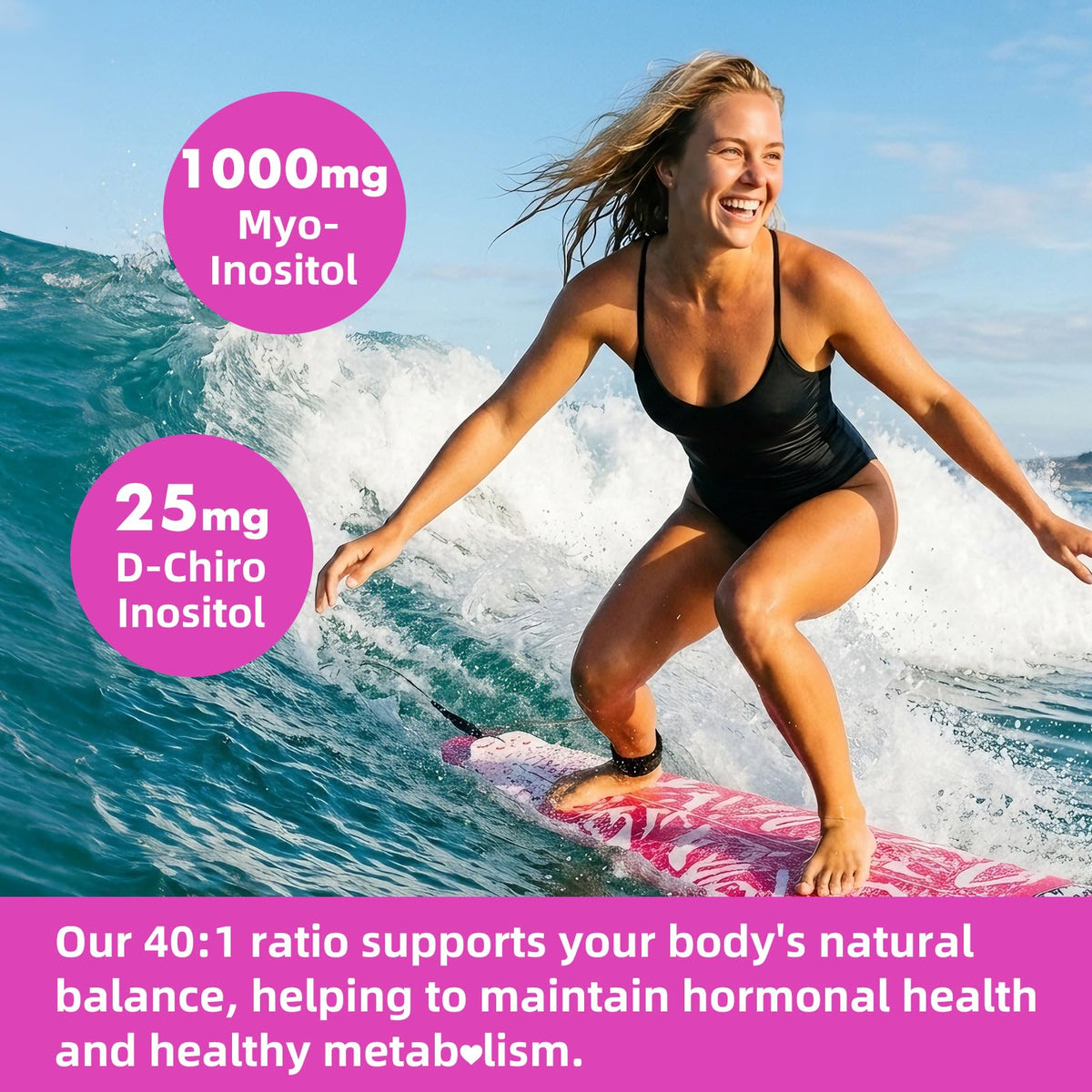 Myo-Inositol gummies promote healthy metabolism