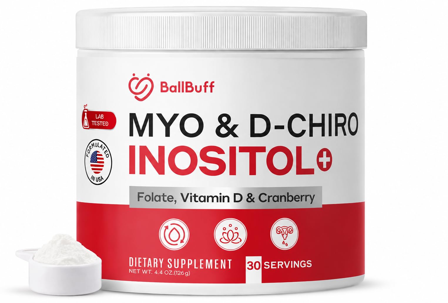 Myo-Inositol powder for hormonal balance
