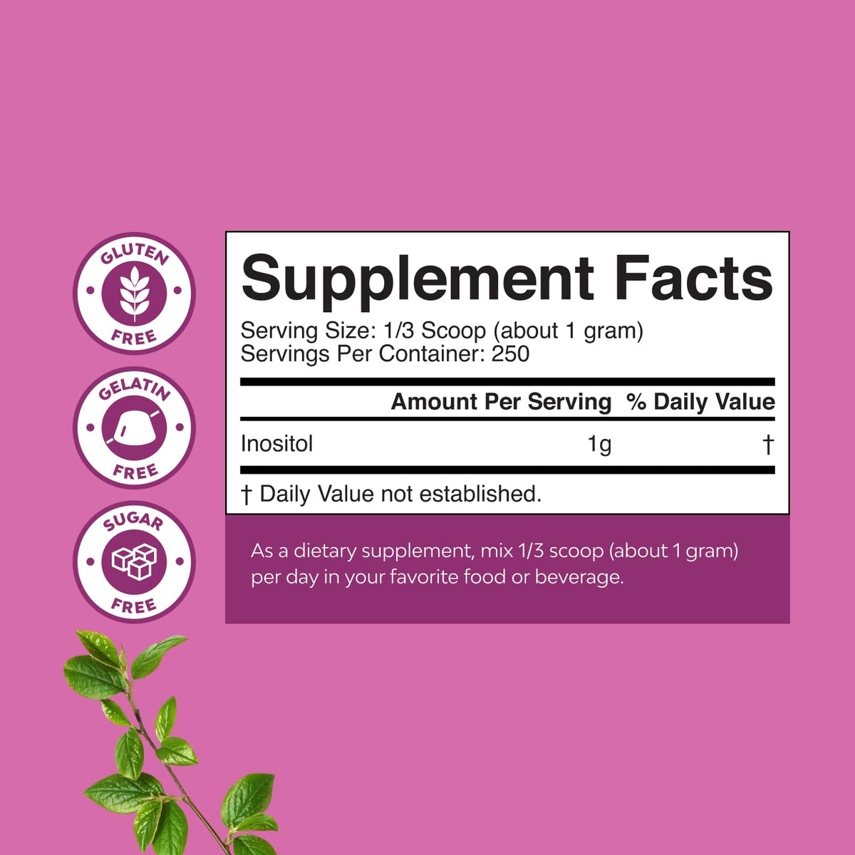 Myo Inositol Powder for hormone balance