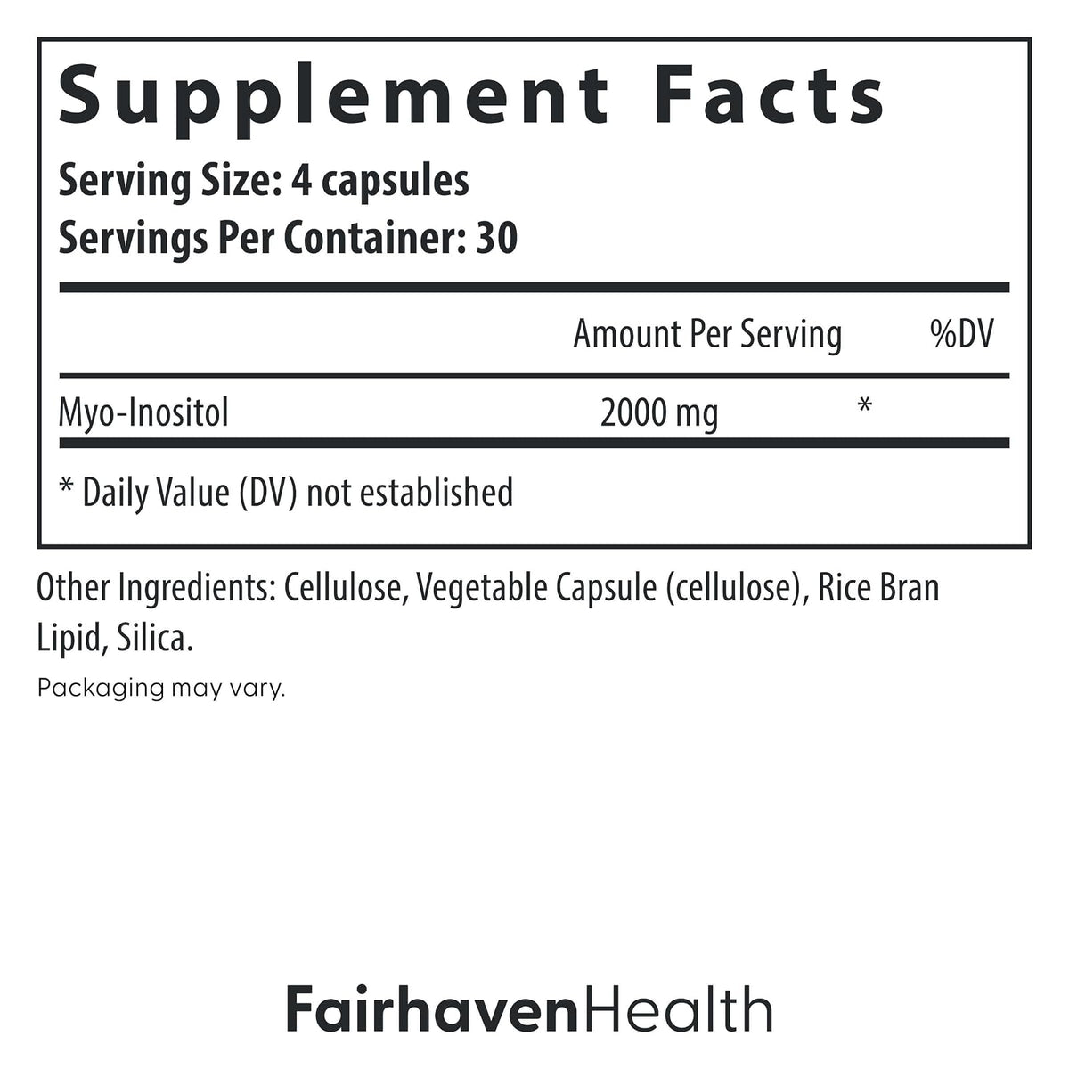 Myo-Inositol support for ovarian health