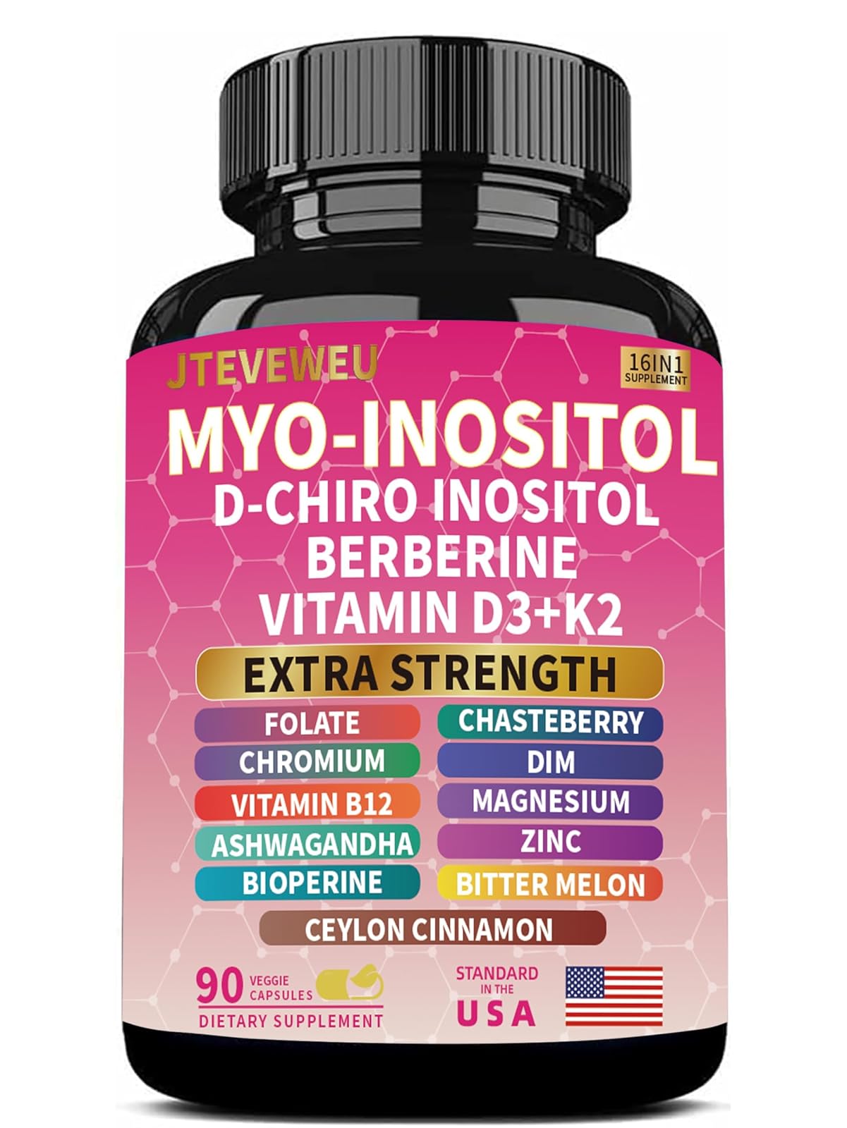 Myo Inositol vegan capsules for women