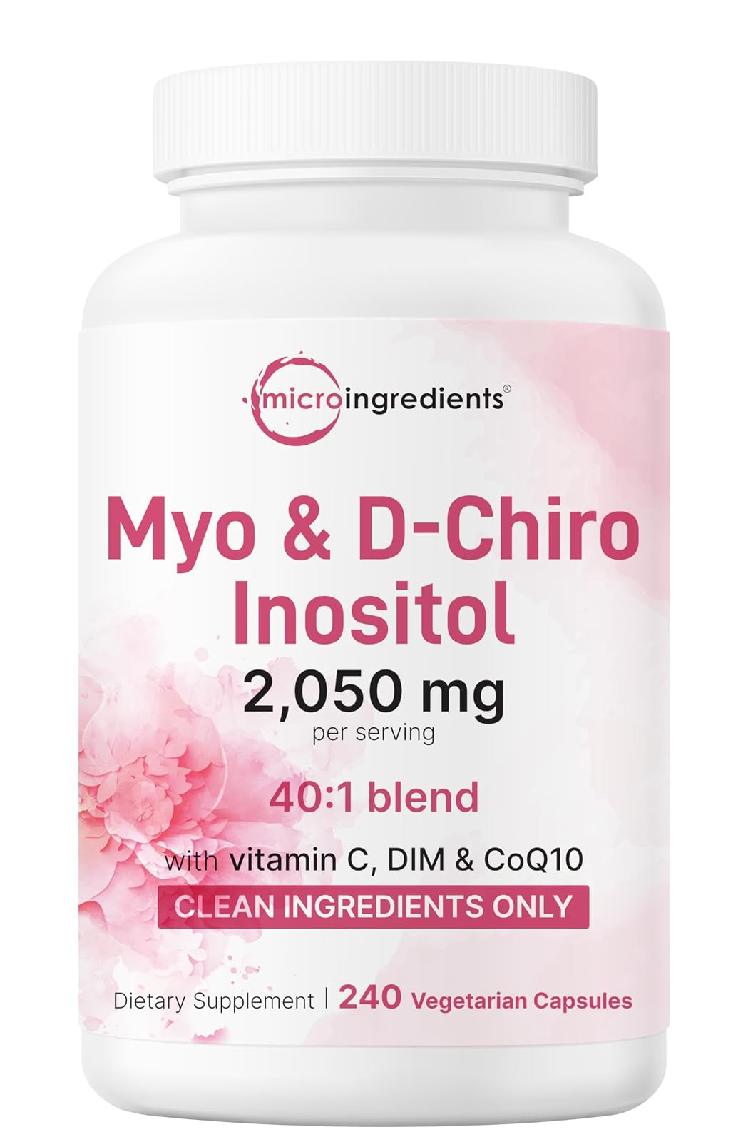Myo-Inositol veggie capsules for wellness