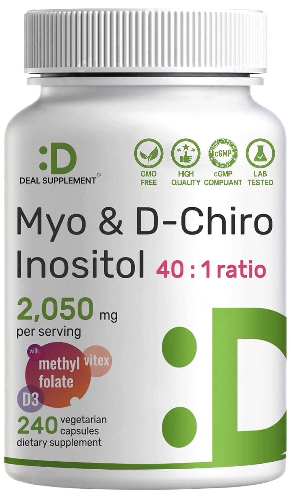 Myo-Inositol vitamin B complex capsules