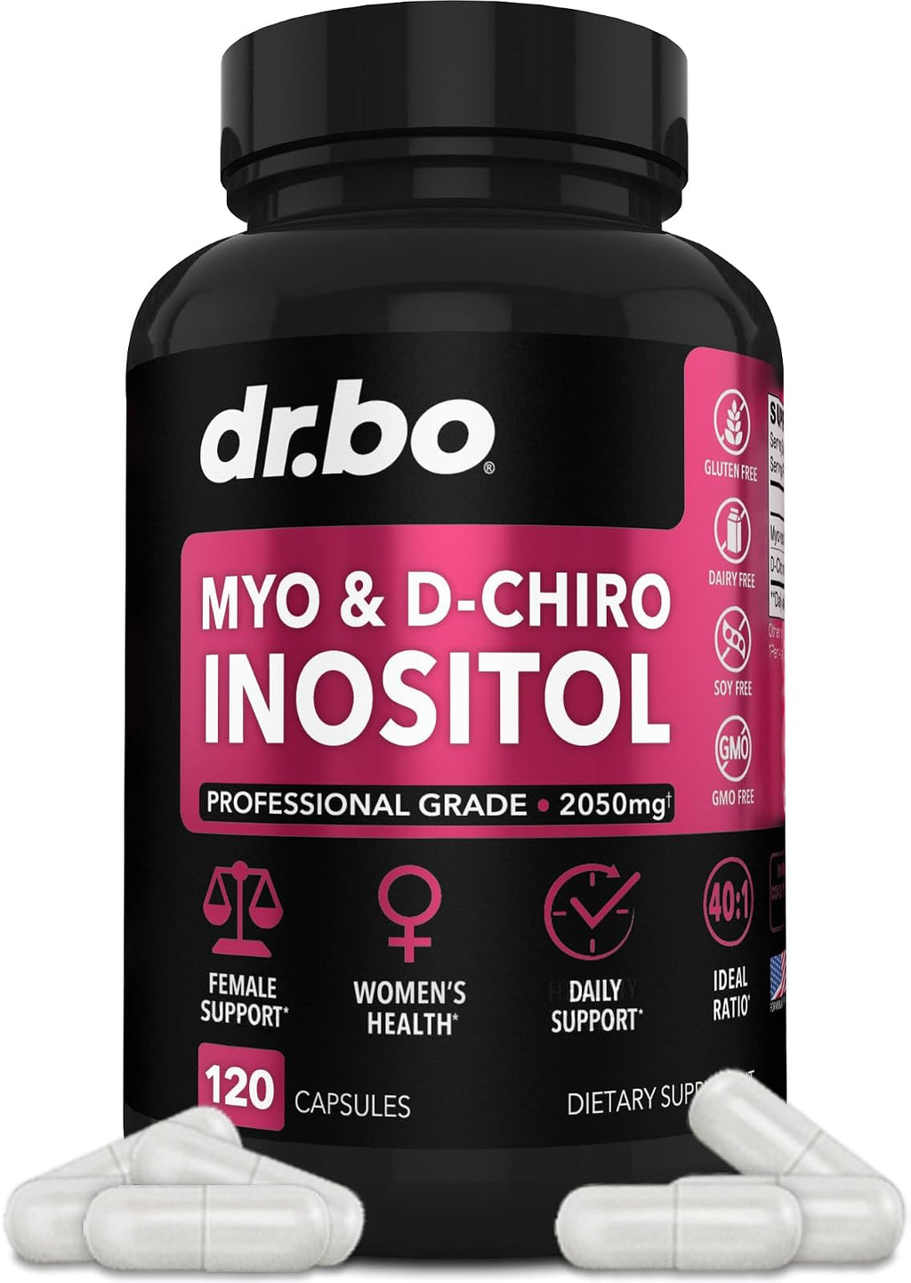 Myo-Inositol vitamin B complex capsules
