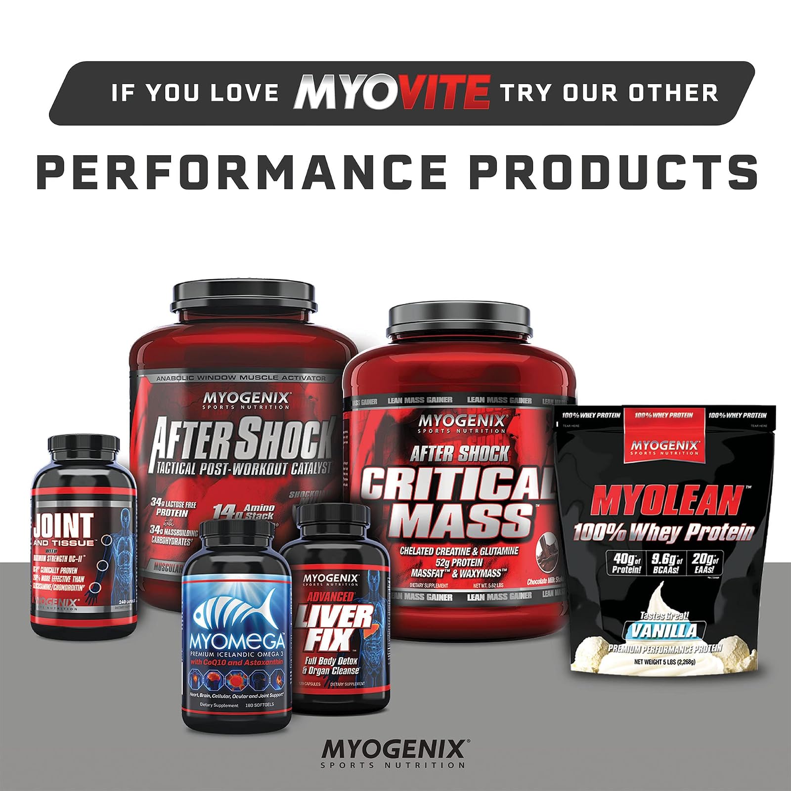 Myogenix Myovite multivitamin packets convenience