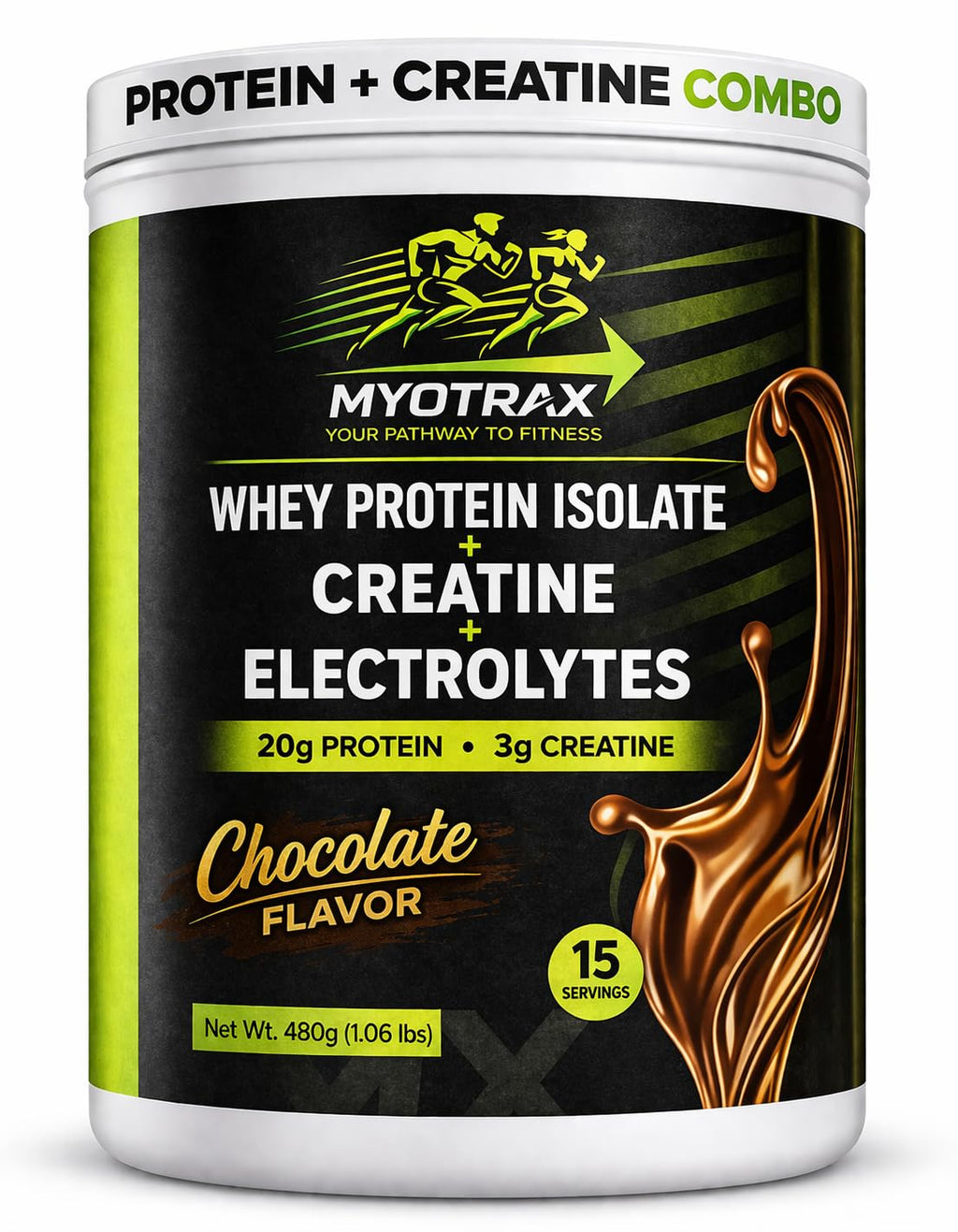 MYOTRAX whey protein isolate chocolate