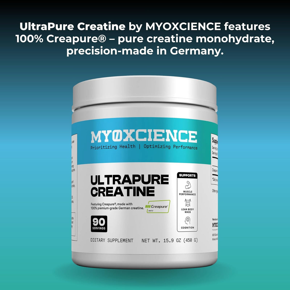 MYOXCIENCE creatine for post-workout recovery