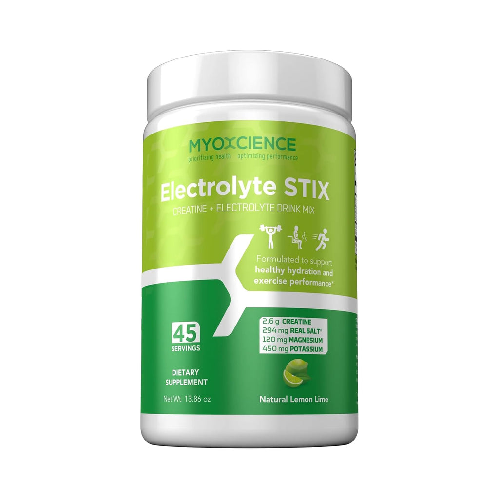 MYOXCIENCE electrolyte STIX lemon lime flavour