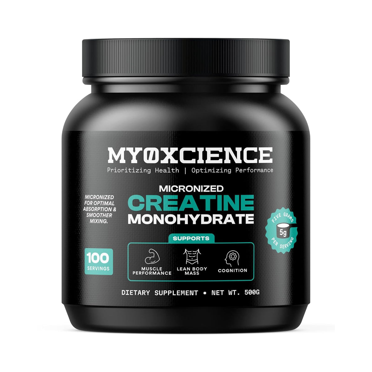 MYOXCIENCE micronized creatine for energy