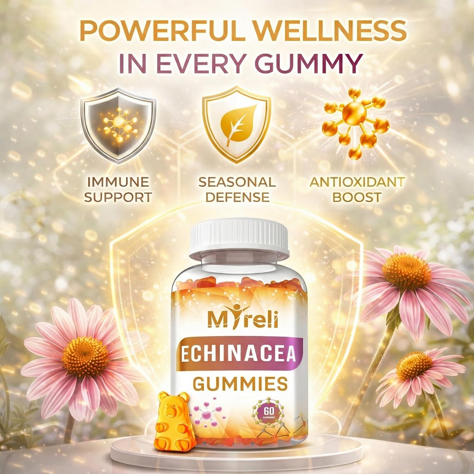 MYRELI Echinacea 1000 mg gummies