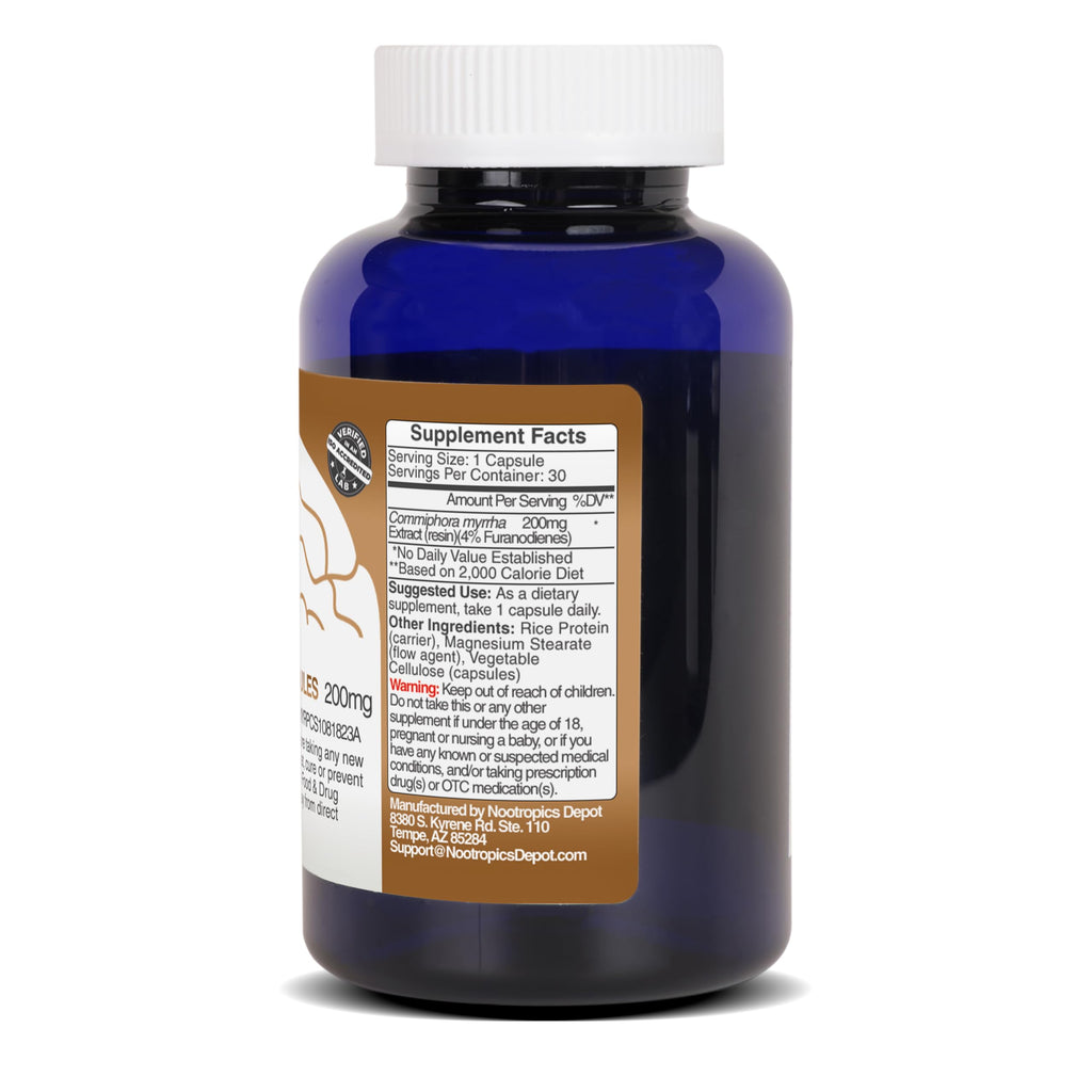 Myrrh capsules for enhanced cognitive function