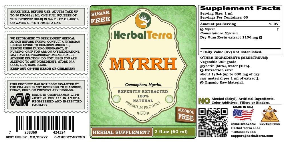 myrrh liquid extract for wellness