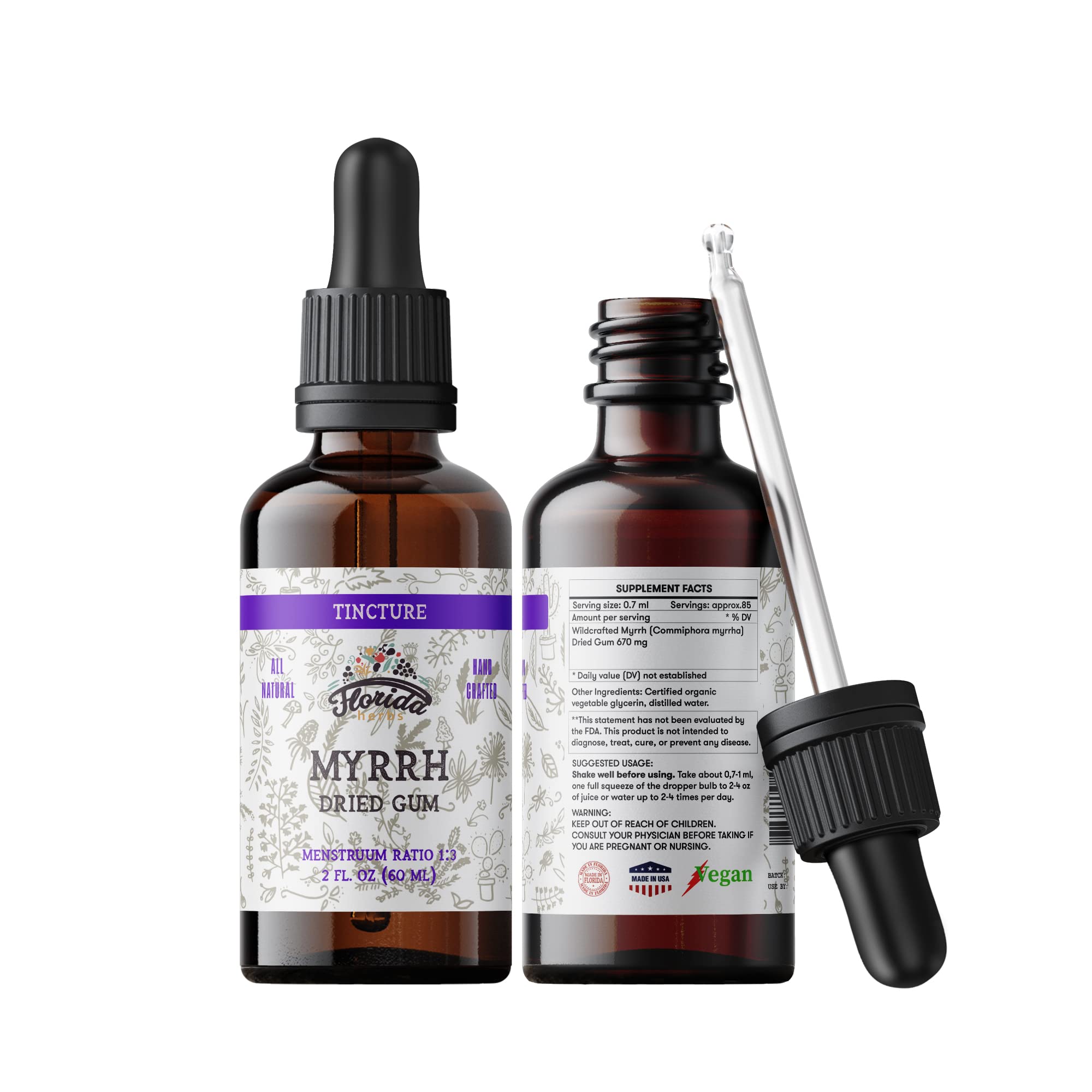 Myrrh tincture for digestive health