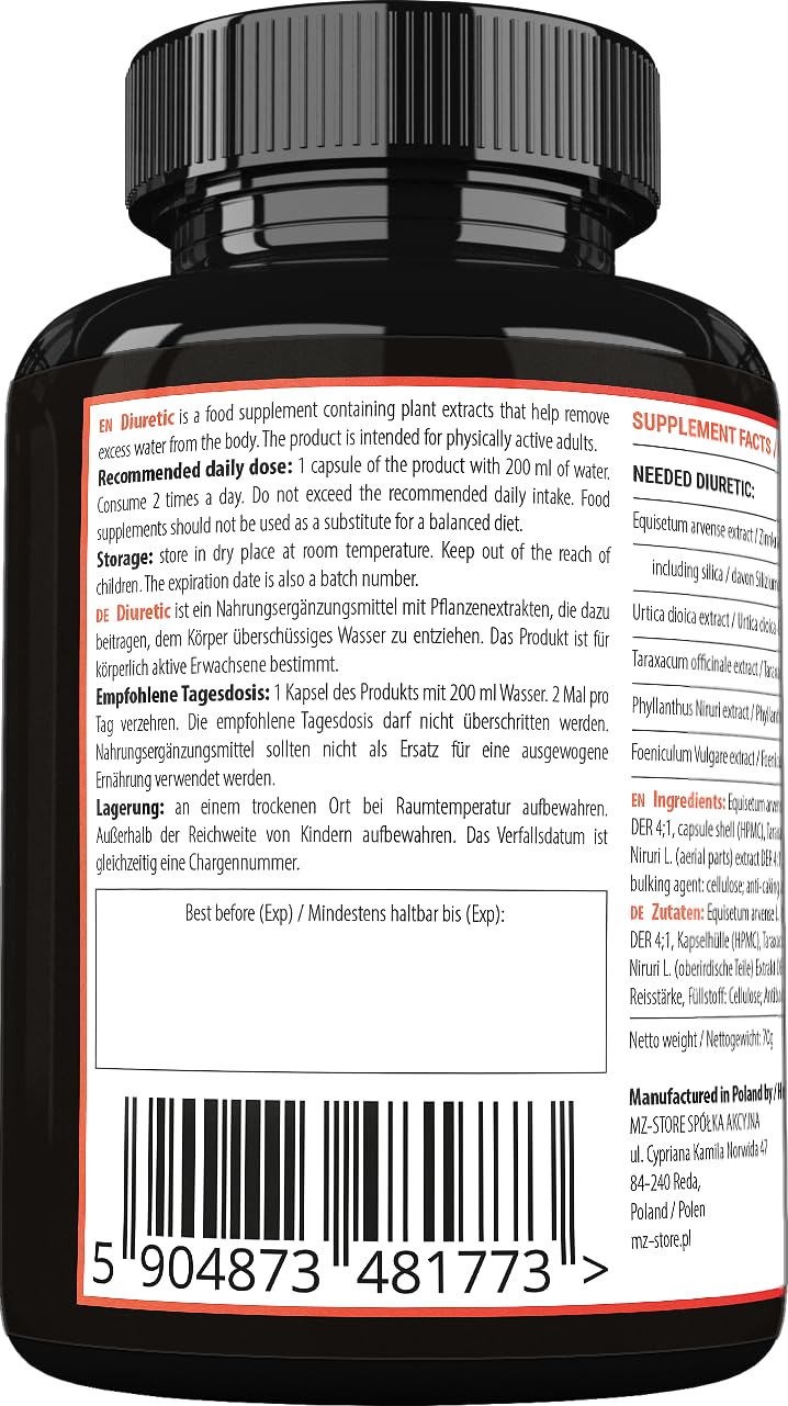 MZ Diuretic for healthy water balance
