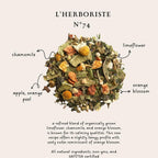 N∞74 herbal tea bags for relaxation