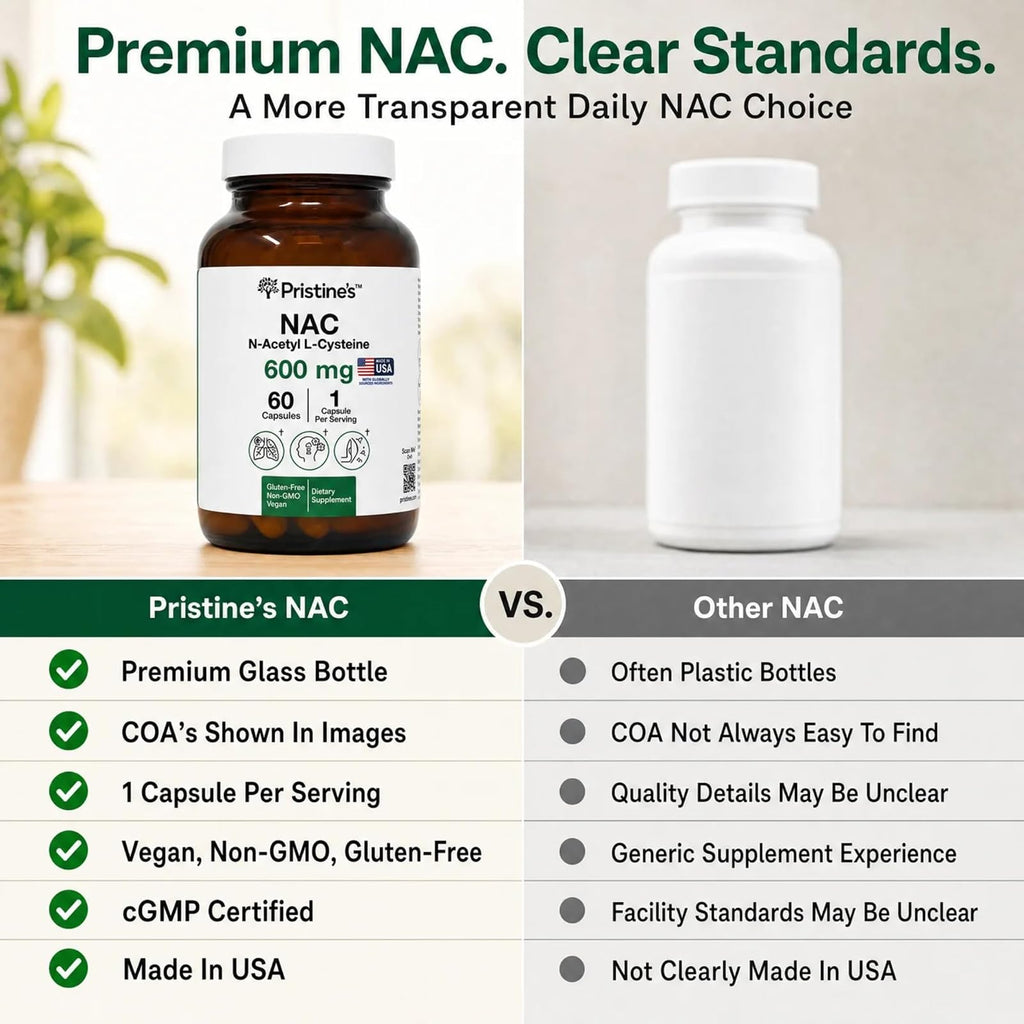 N-Acetyl Cysteine for antioxidant support