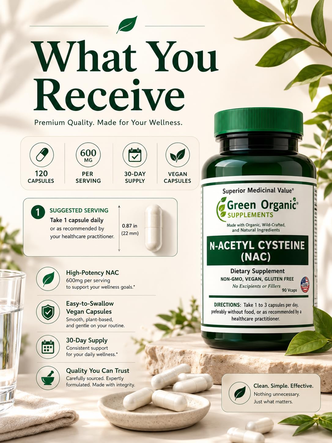 N-Acetyl Cysteine for overall wellness